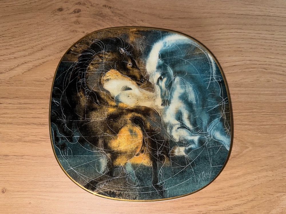 ROSENTHAL "Zwei Pferde" Sammelteller Hans Erni (Gebraucht) in Rothrist für CHF 11 – mit ...