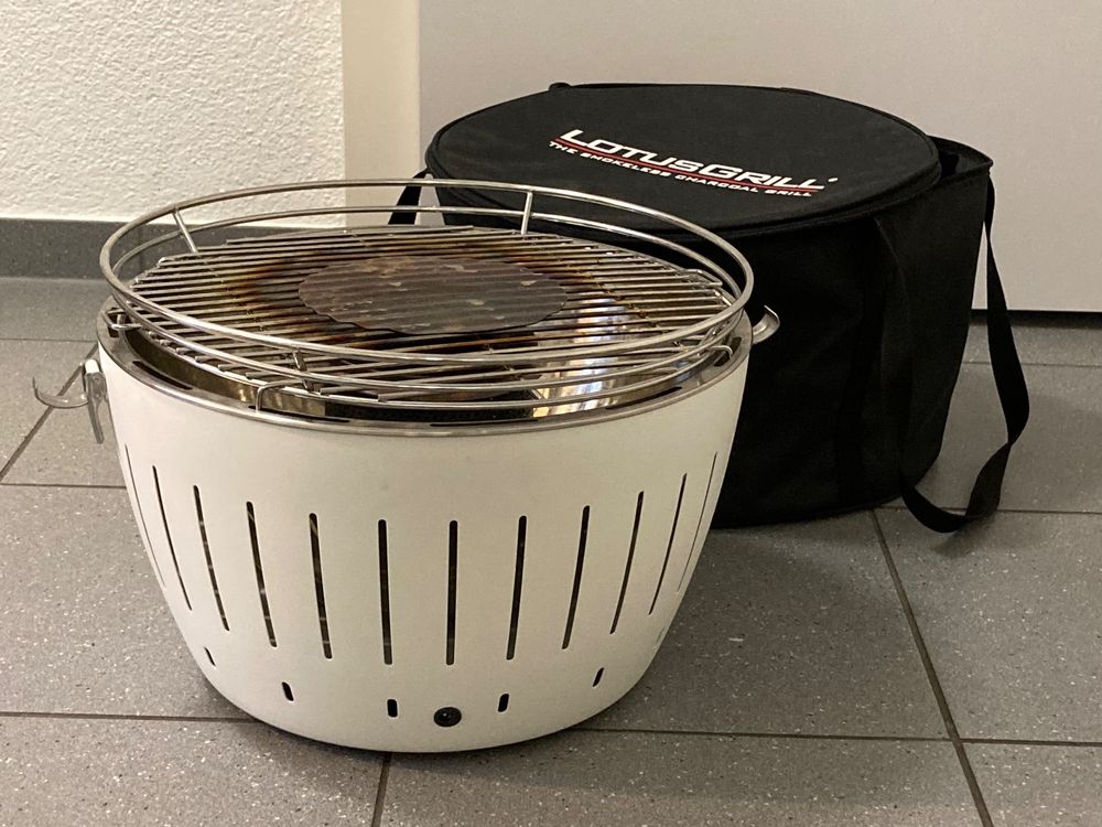 Lotusgrill 32cm weiss | Kaufen auf Ricardo