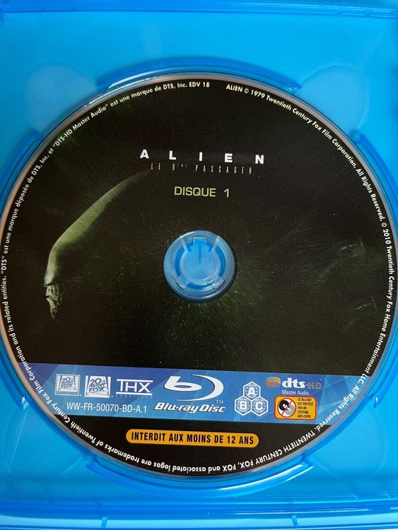 Alien, (Blu-ray, SF Culte, Ridley Scott) (Gebraucht) in Vevey für CHF 6 – mit Lieferung auf ...