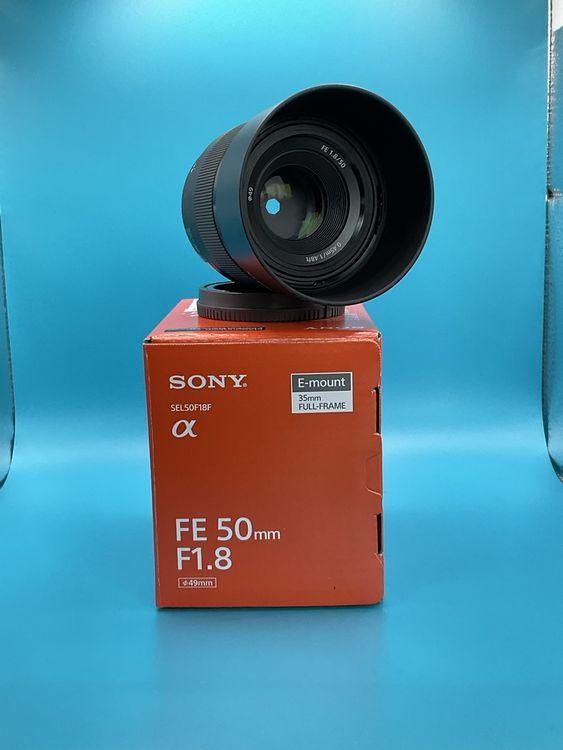 Sony FE 50mm f1.8 mit knapp 2 Jahren Garantie (Neu (gemäss Beschreibung ...