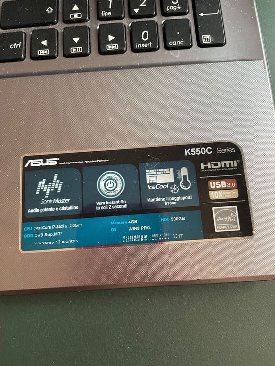 ASUS K550C (Gebraucht) in Zürich für CHF 65 – nur Abholung auf Ricardo ...