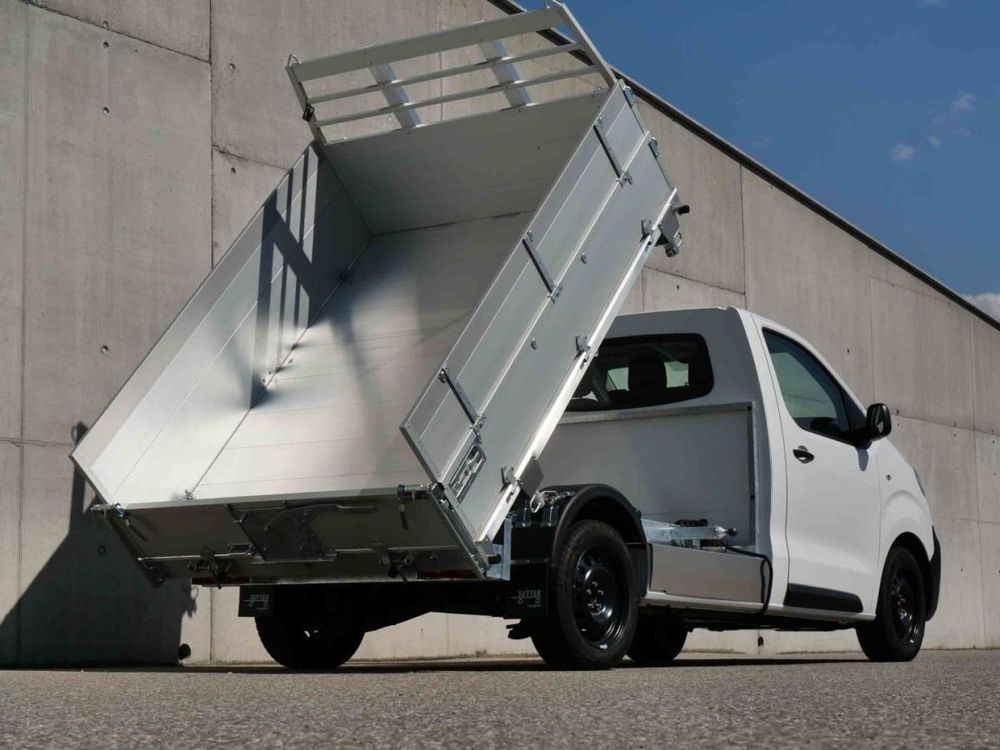 OPEL Vivaro Plattform-e 75 kWh Essentia M mit 3 Seitenkipper (Neu (gemäss Beschreibung)) in ...