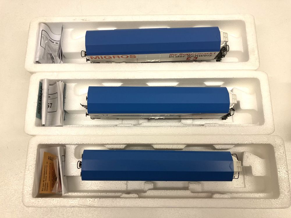Roco 46557/58: Set 3 Wagen FS Migros - Micarna FS Bazenheid (Neu ...