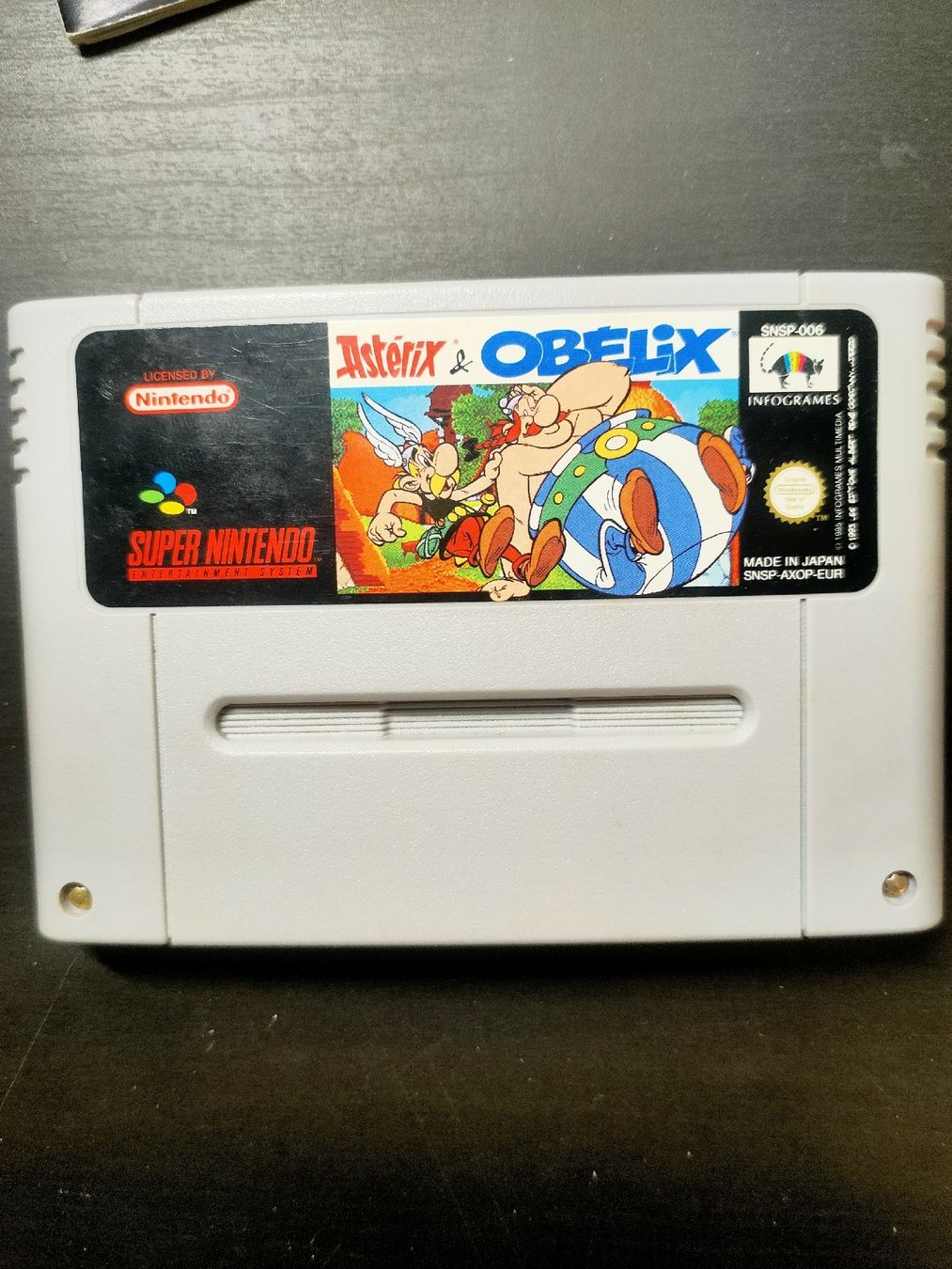 Super Nintendo SNES – Asterix & Obelix – OVP + Modul (Gebraucht) in ...