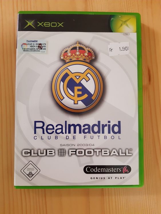 Xbox Real Madrid (Gebraucht) in St. Gallen für CHF 2.9 – mit Lieferung ...