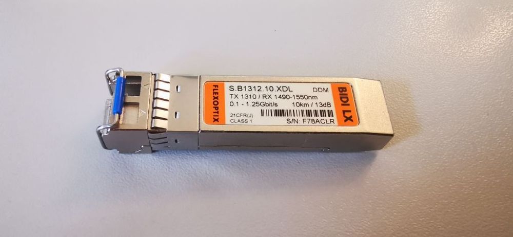 SFP 1,25 Gbit/s BIDI LX Flexoptix S.B1312.10.XDL (Gebraucht) in ...
