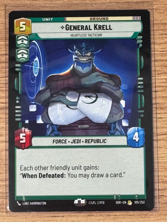 General Krell Star Wars Unlimited Rare (Neu (gemäss Beschreibung)) in ...