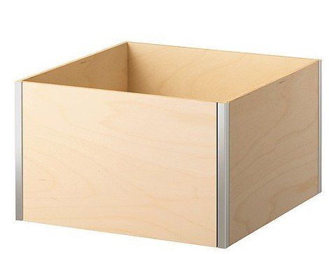 IKEA Pränt Aufbewahrungsboxen Holz 30 x 18 x 30 cm (2 Stück) (Neu und ...