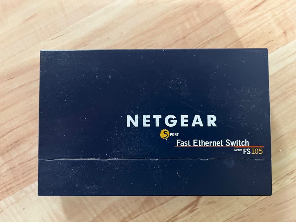 NETGEAR FS105 – 5-Port-Fast-Etherne-Unmanaged-Switch (10/100 (Gebraucht ...