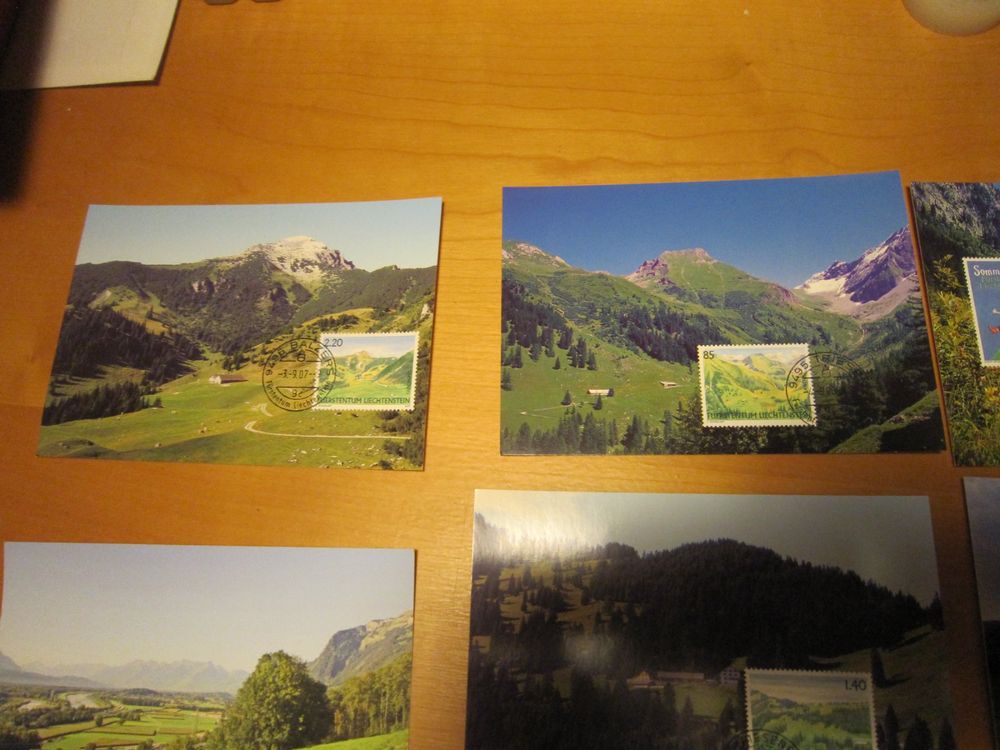 Schöne Postkarten / Maximumkarten Landschaften Lichtenstein | Kaufen auf Ricardo