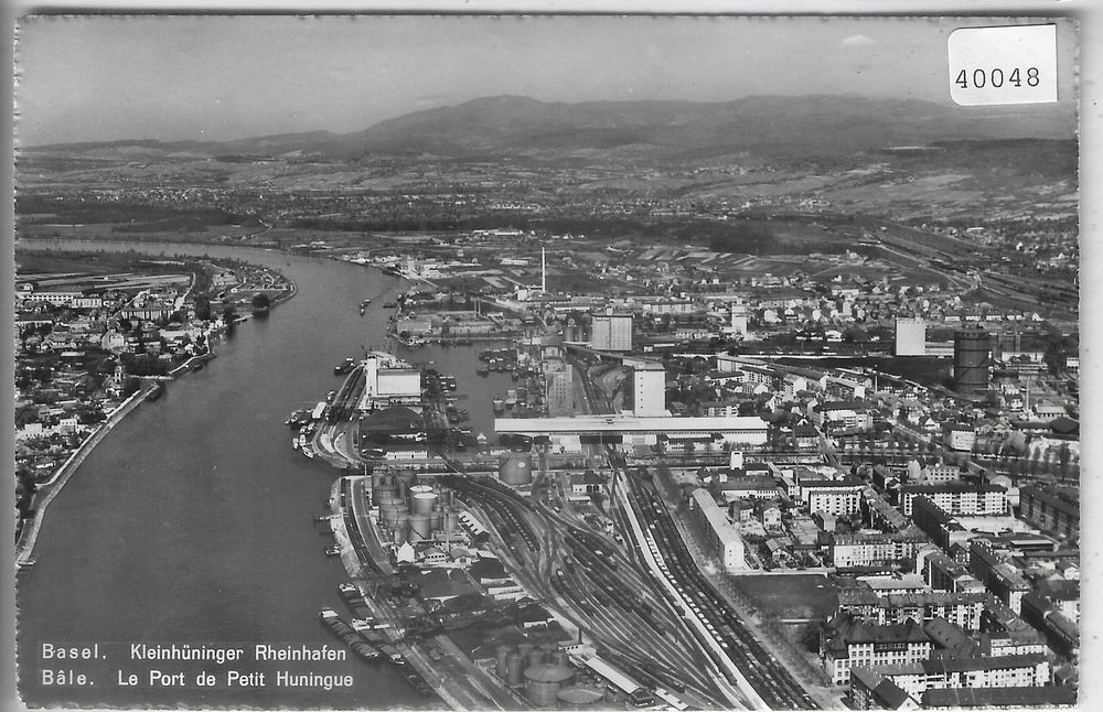 Basel - Kleinhüninger Rheinhafen - le Port Huningue (Gebraucht) in ...