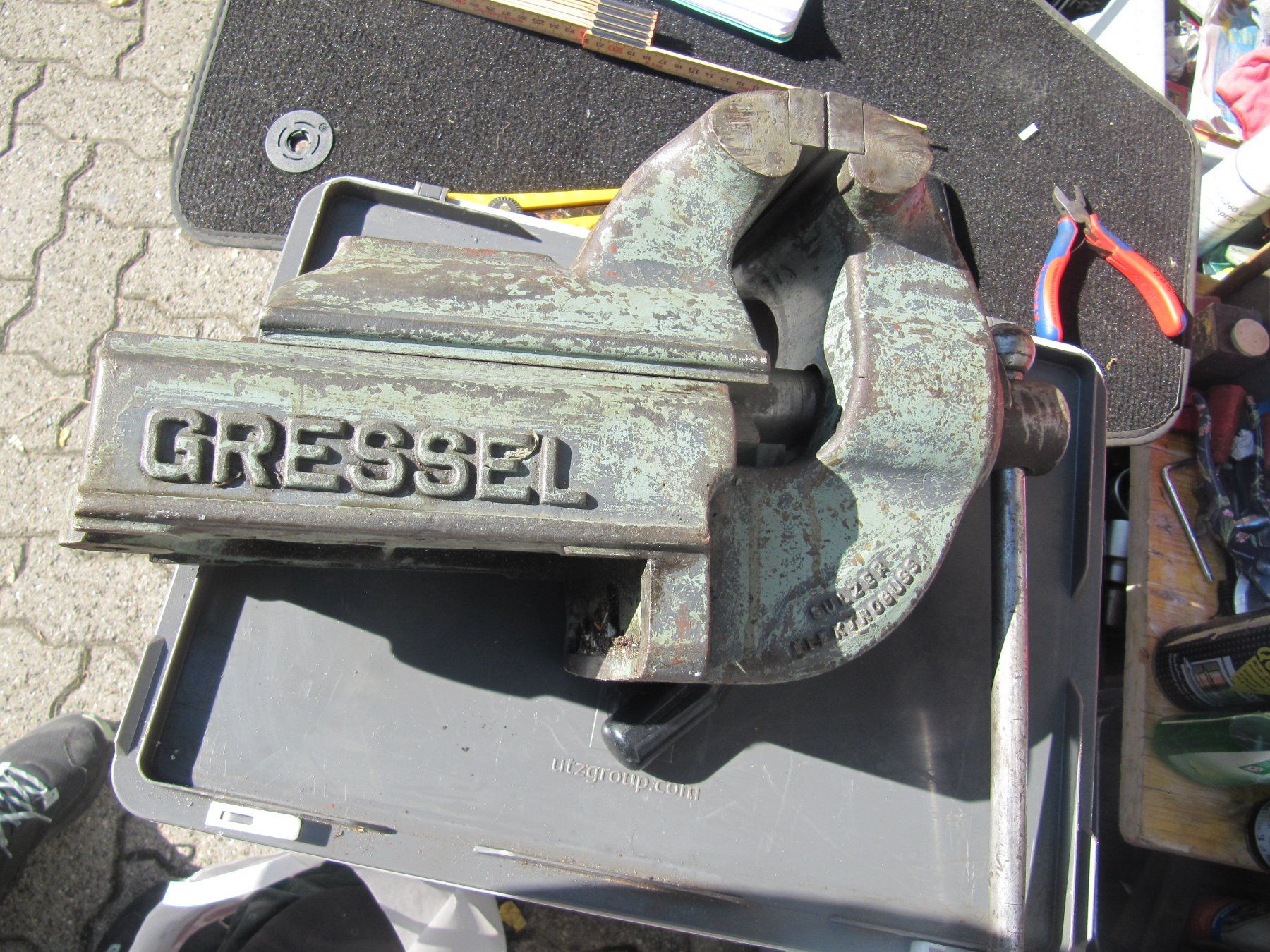 Schraubstock GRESSEL 125 / 20 Kg. (Gebraucht) in Basel für CHF 180 ...