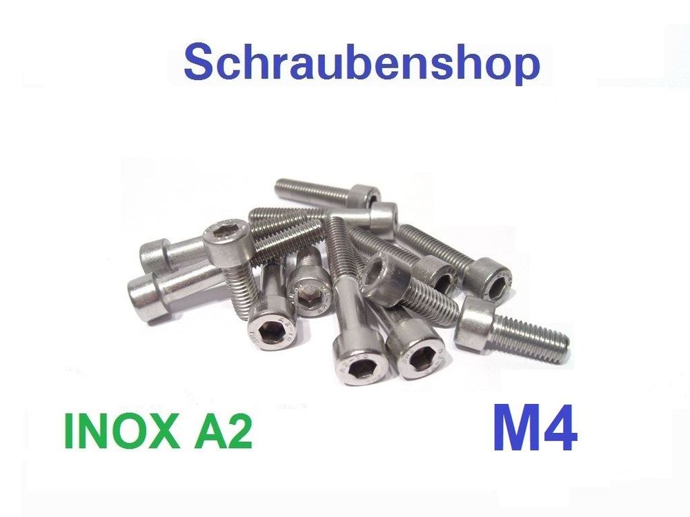M4 Zylinderschrauben mit Inbus Inox | Kaufen auf Ricardo