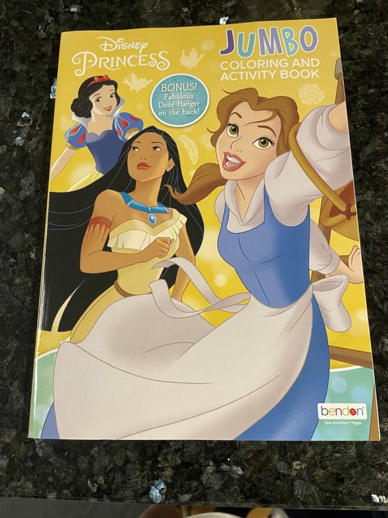Disney Princess Jumbo Coloring and Activity Book (Neu und ...