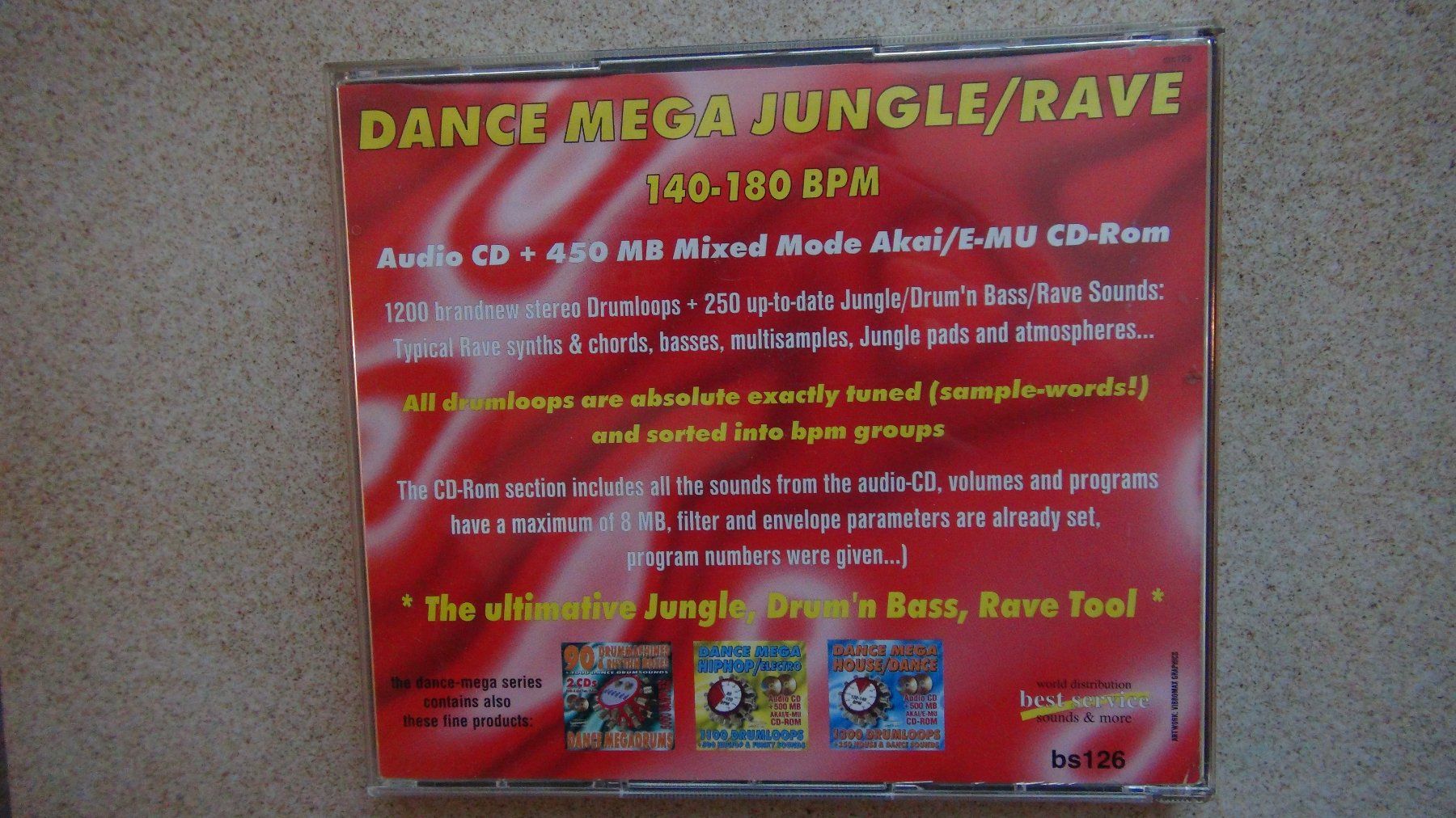 Best Service Dance Mega Jungle Rave Akai E-Mu Sample/Sound L (Gebraucht ...