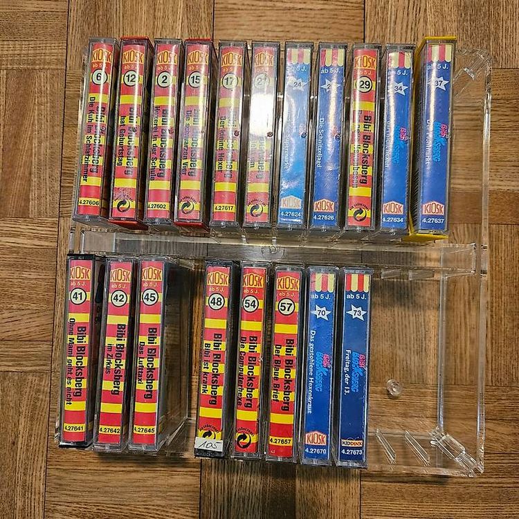 19x Bibi Blocksberg Kassetten inkl. Acrylglasbox (Gebraucht) in Berikon ...
