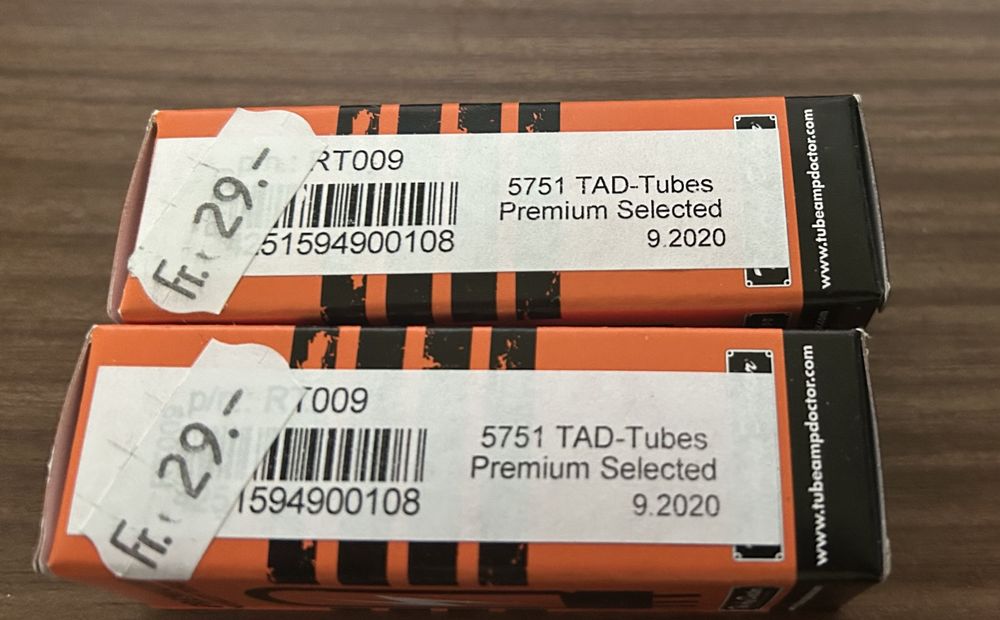 Amp Röhren / Tubes / Valves (TAD, JJ, Psvane, EHX) (Neu (gemäss ...