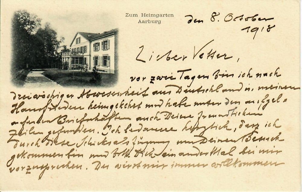Aarburg zum Heimgarten 1918 (Gebraucht) in Hochdorf für CHF 18 – mit Lieferung auf Ricardo kaufen