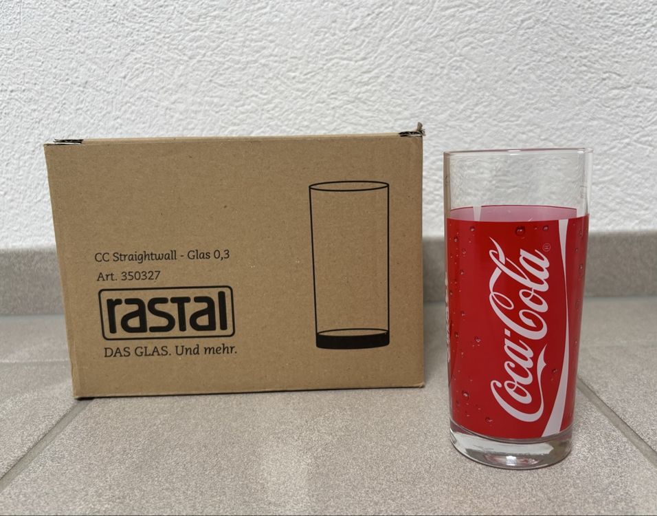 NEU Rastal Coca Cola Amsterdam Longdrink Gläser 3dl 6er Set (Neu und originalverpackt) in ...