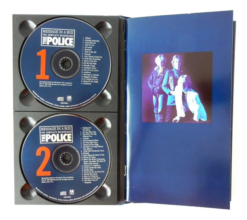 4-Fach CD-Box - The Police - Message in a Box | Kaufen auf Ricardo