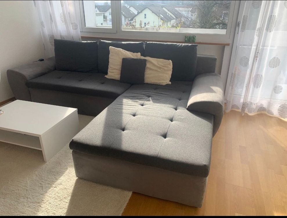 Ecksofa ausziehbar (Doppelbett) mit viel Stauraum (Gebraucht) in ...