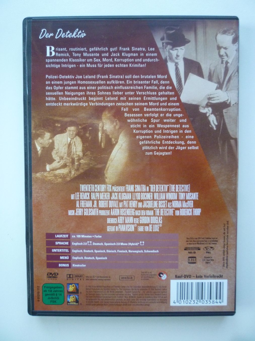 Der Detektiv - Klassiker 1968 mit Frank Sinatra, Lee Remick (Gebraucht ...