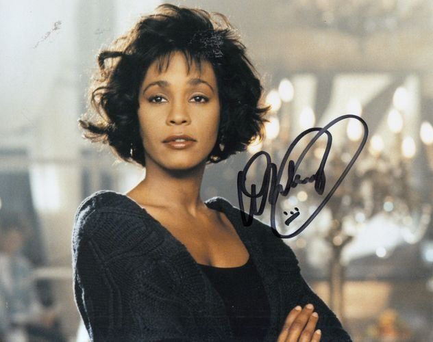 Whitney Houston (1963-2012) - orig. sign. Grossfoto (Gebraucht) in Egg ...