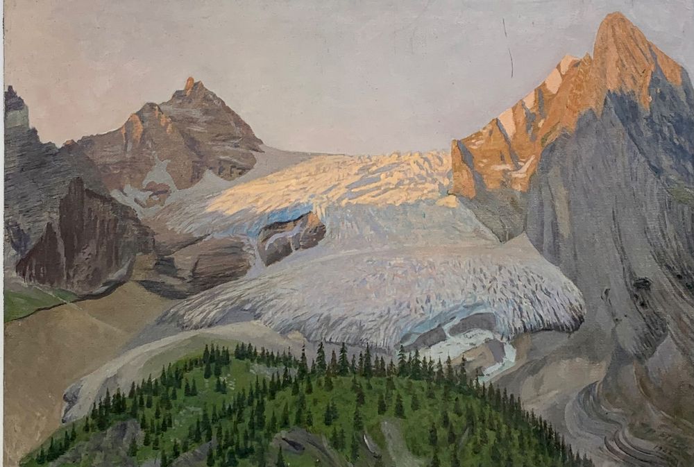 Paul Meier (1884-1976) Rosenlaui Berglandschaft Gemälde (Gebraucht) in ...