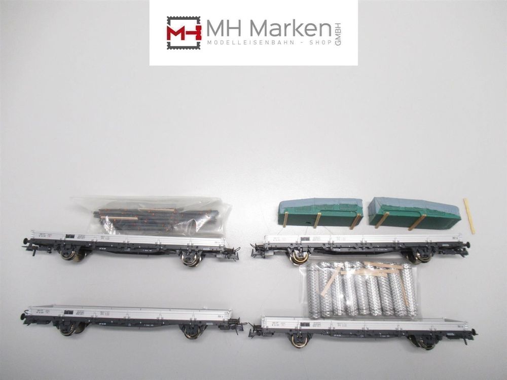 Roco 4 x 47791 SBB Rungenwagen, Ladung | Kaufen auf Ricardo