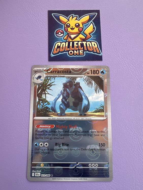 Pokemon Carracosta Masterball Black Bolt 023/086 Top selten (Neu ...