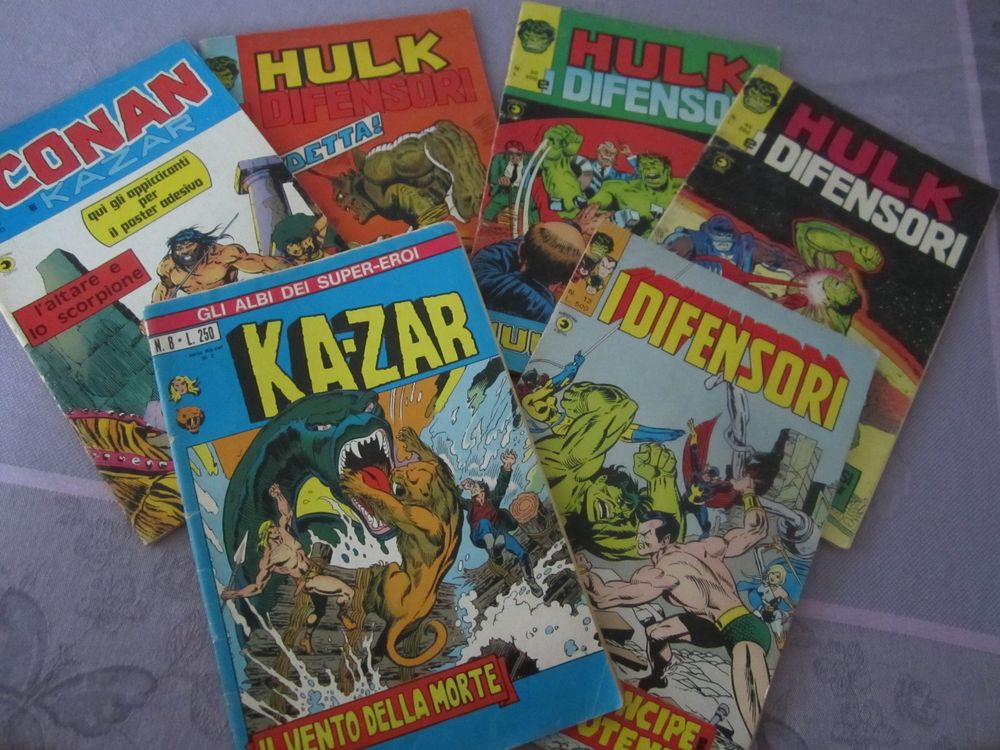 Comic-Sammlung Conan, Hulk, Kazar 70er Jahre Raritäten(ITALY (Gebraucht ...