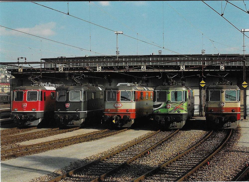 SBB Lokomotiven Re 4/4 II 11382,11142,11108 und 11249 (Neu (gemäss ...