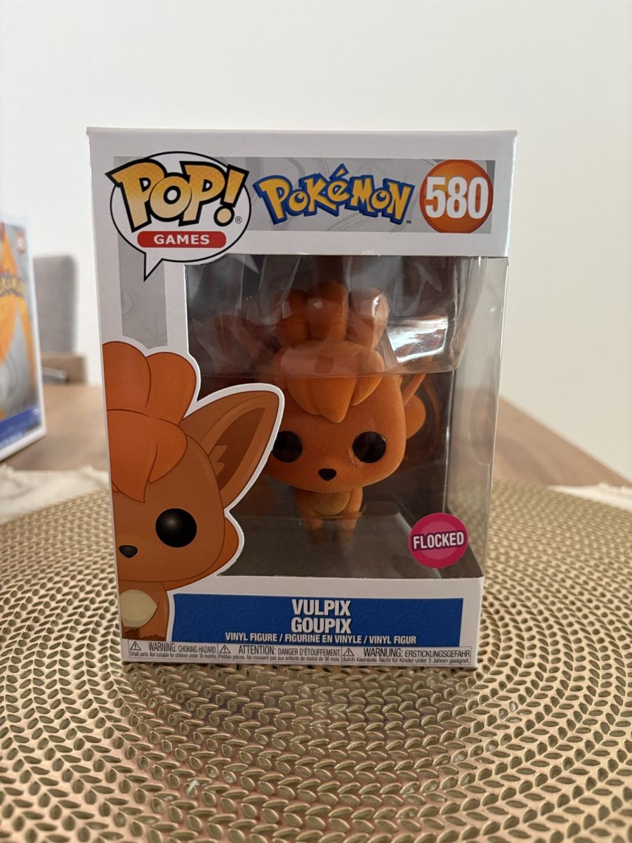 Funko Pop! Pokémon Vulpix 580 Flocked - Top Zustand! (Neu und ...