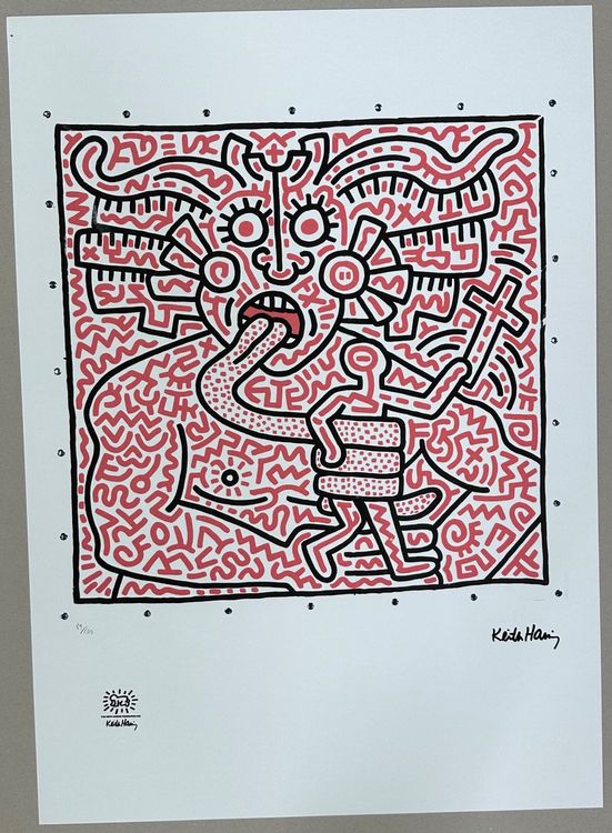 Keith Haring: Untitled 89/150 (Neu (gemäss Beschreibung)) in Meilen für CHF 55 – mit Lieferung ...