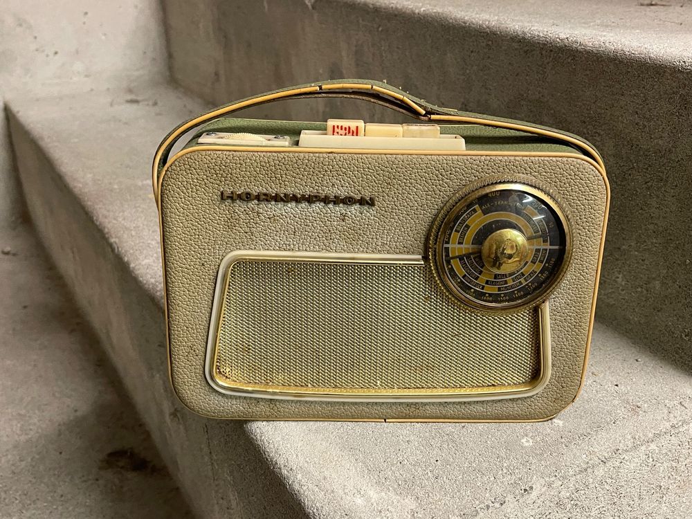 Vintage Hornyphon Radio Rarität! Kofferradio WL 399 T / 02 S (Defekt ...