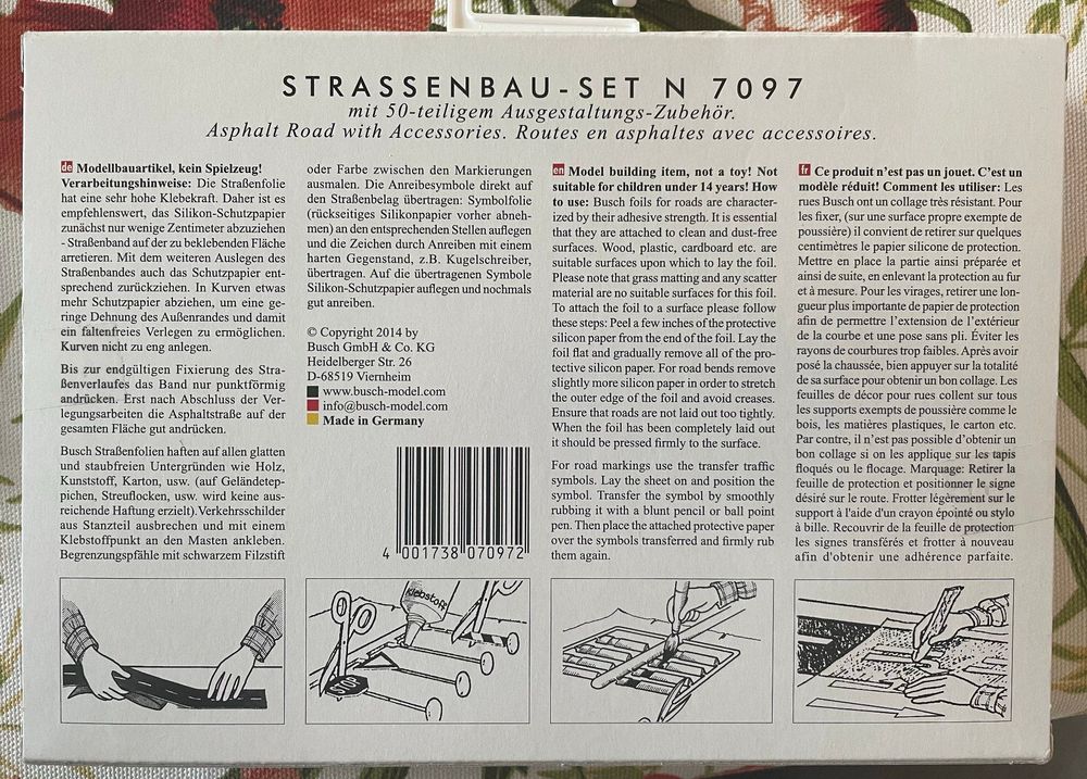 Busch Strassenbau-Set N7097 Spur N 1:160 (Gebraucht) in Hochfelden für ...