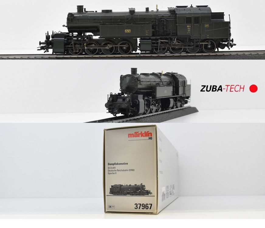 Märklin 37967 Dampflok Gt 2x 4/4 der DRG H0 WS mit OVP (Gebraucht) in ...