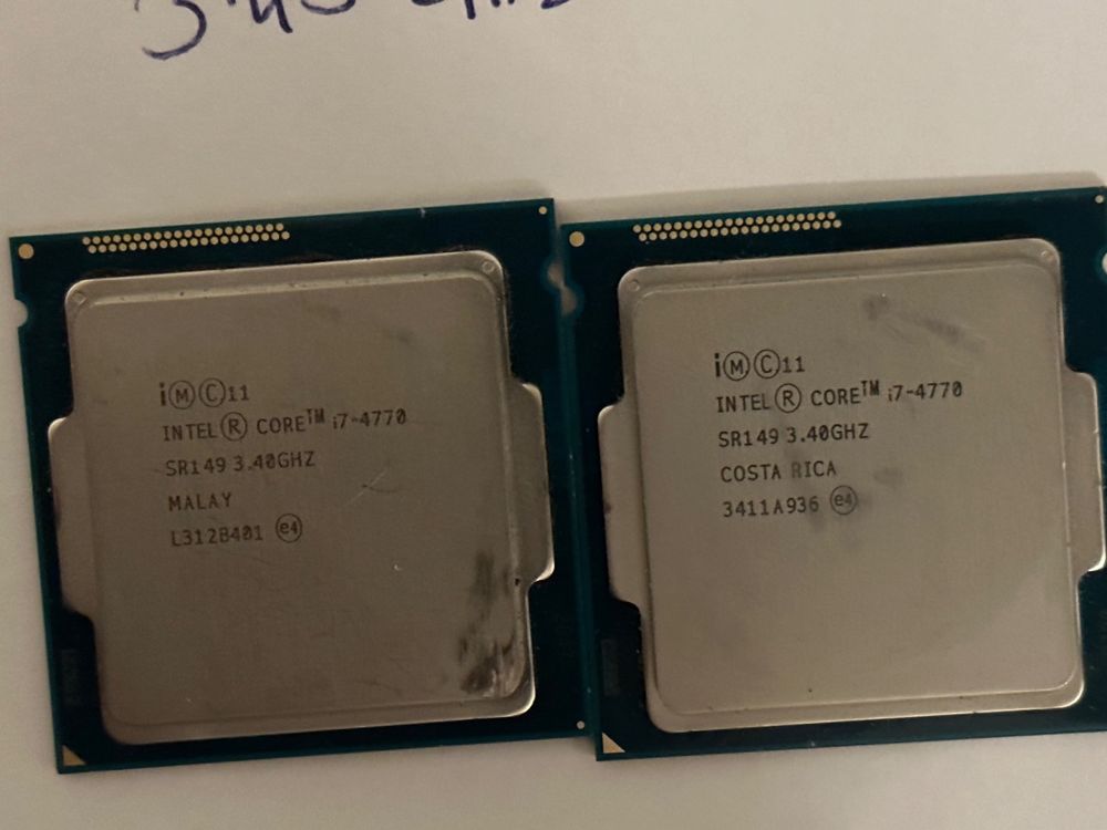 CPU Intel Core i7-4770. 3.40 GHz. Gebraucht (Gebraucht) in Zürich für ...