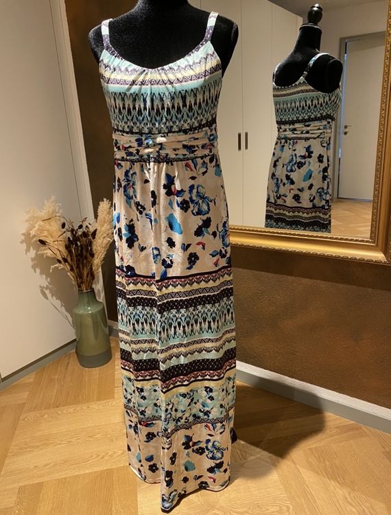 Comma, Festliches Viskose Sommerkleid, Tailliert, Gr. 38 | Kaufen auf Ricardo