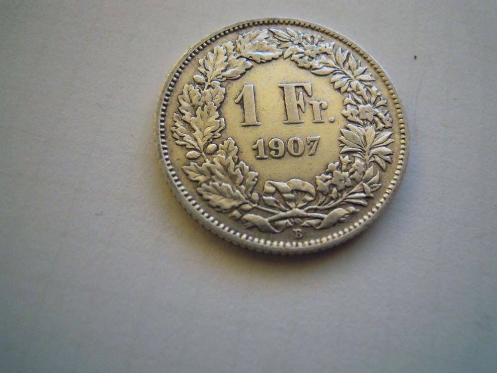 1 Fr. 1907 -vorz (Gebraucht) in Kriegstetten für CHF 7.9 – mit Lieferung auf Ricardo kaufen