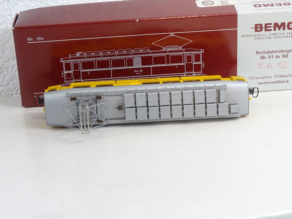 Bemo 1268 160 Bernina Triebwagen ABe4/4, Gelb, H0m,GS/DC,OVP (Gebraucht ...