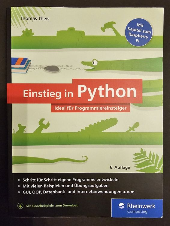 Rheinwerk - Einstieg in Python (Gebraucht) in Lenzburg für CHF 9 – mit ...