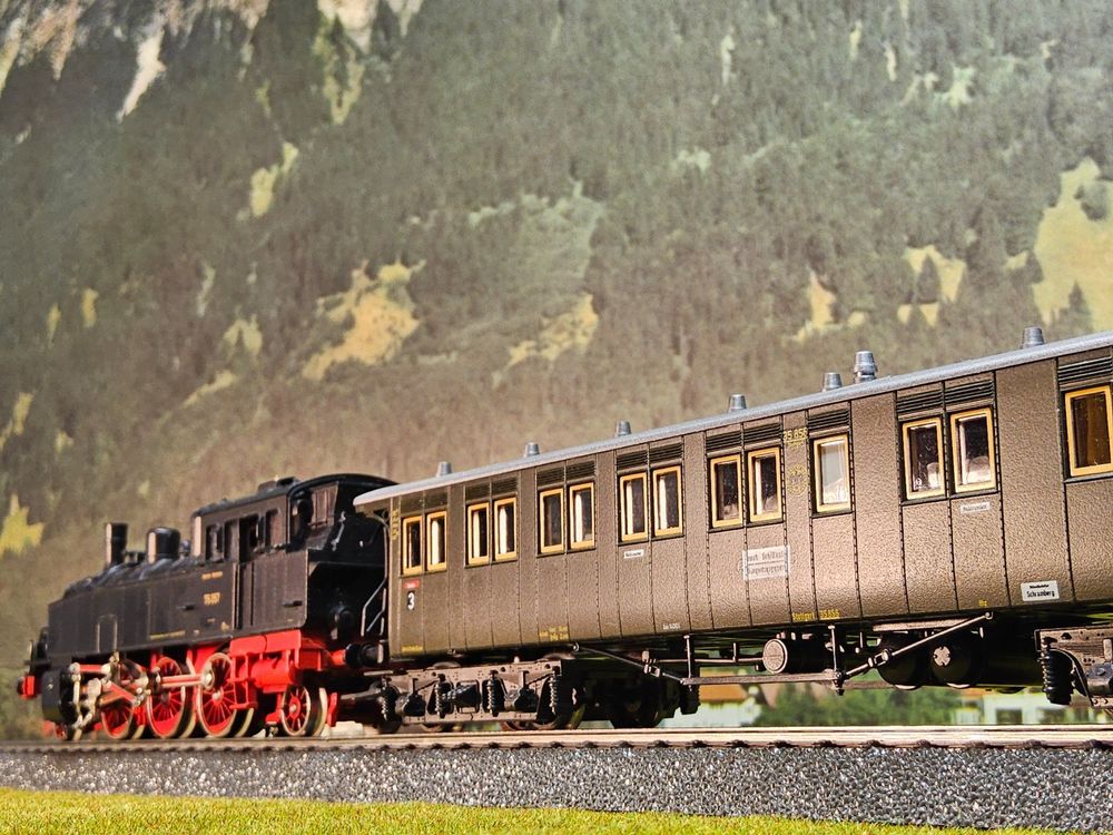 Märklin 2865 __ Reichsbahn Personenzug mit Dampflok BR75 DRG (Gebraucht ...