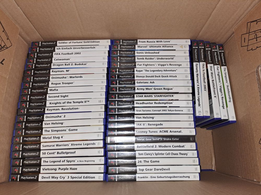 100 Playstation 2 Spiele - Alle Komplett - Riesige Sammlung (Gebraucht) in Welschenrohr für CHF ...