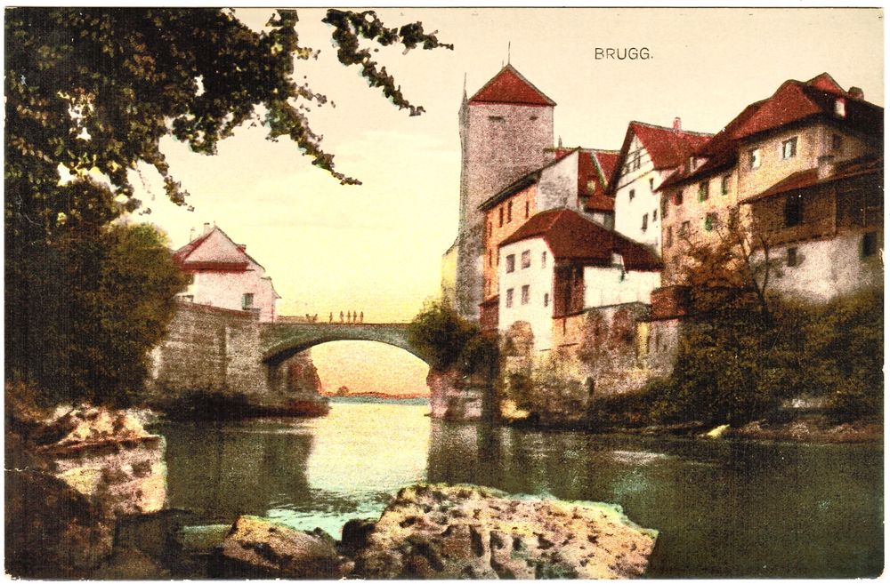 BRUGG (mit Publikum) ca. 1915 | Kaufen auf Ricardo