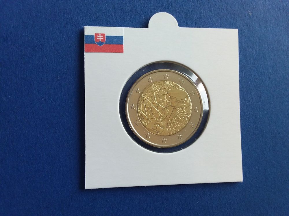 2 Euro Slowakei 2022 Erasmus (Neu (gemäss Beschreibung)) in Unterägeri ...
