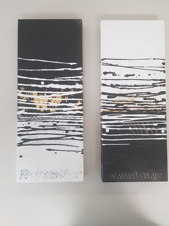 2-teiliges Gemälde, Diptychon (Gebraucht) in Tuggen für CHF 70 – mit Lieferung auf Ricardo kaufen