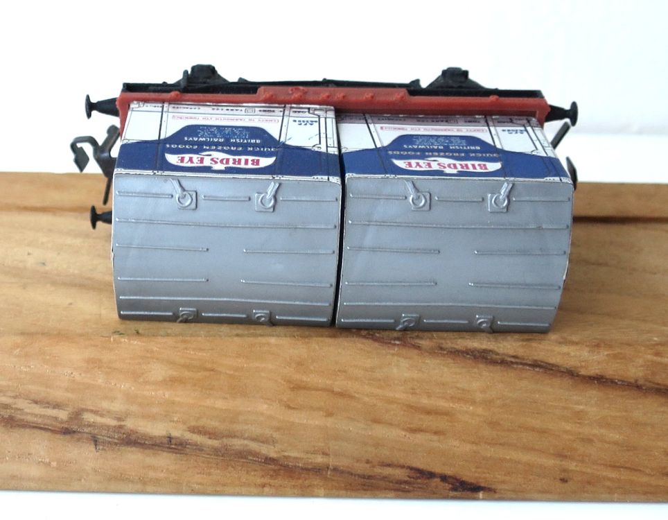 Trix Twin Railways P619 Flachwagen mit Container Birds Eye (Gebraucht ...