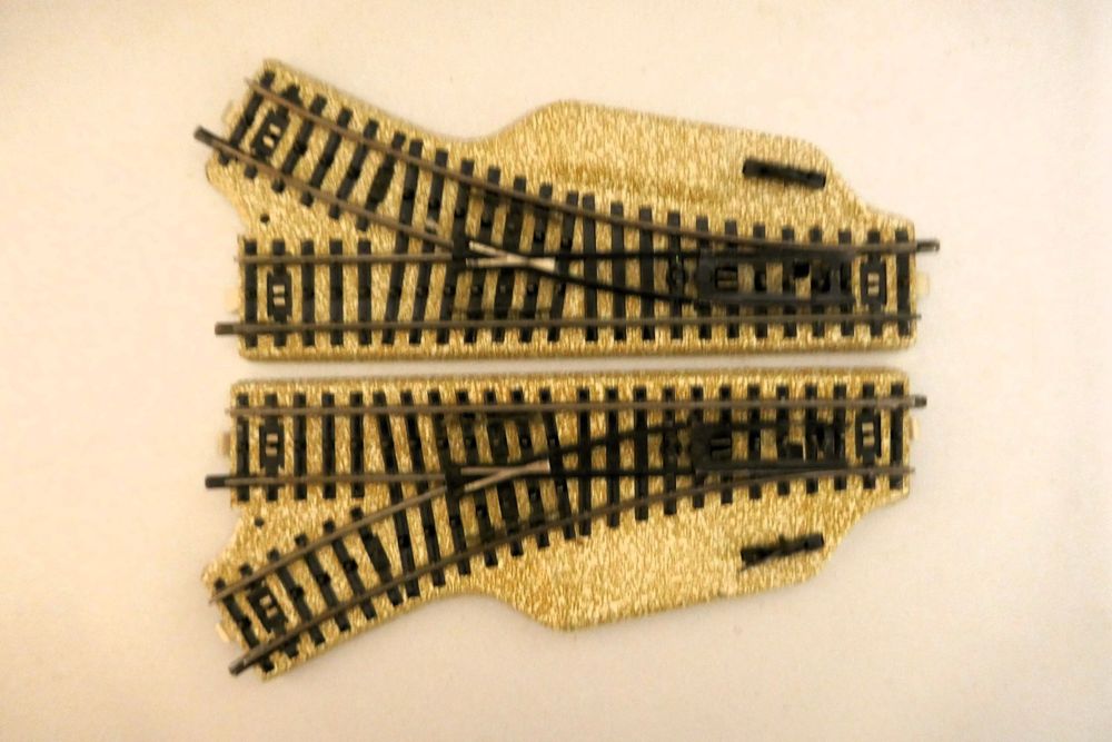 Märklin M-Gleis Handweichenpaar 5123 rechts, 5122 links (Gebraucht) in ...