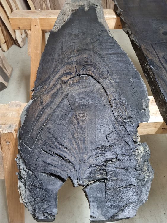 Mooreiche Bretter Unikat bog Oak Edelholz Massivholz Deko | Kaufen auf ...